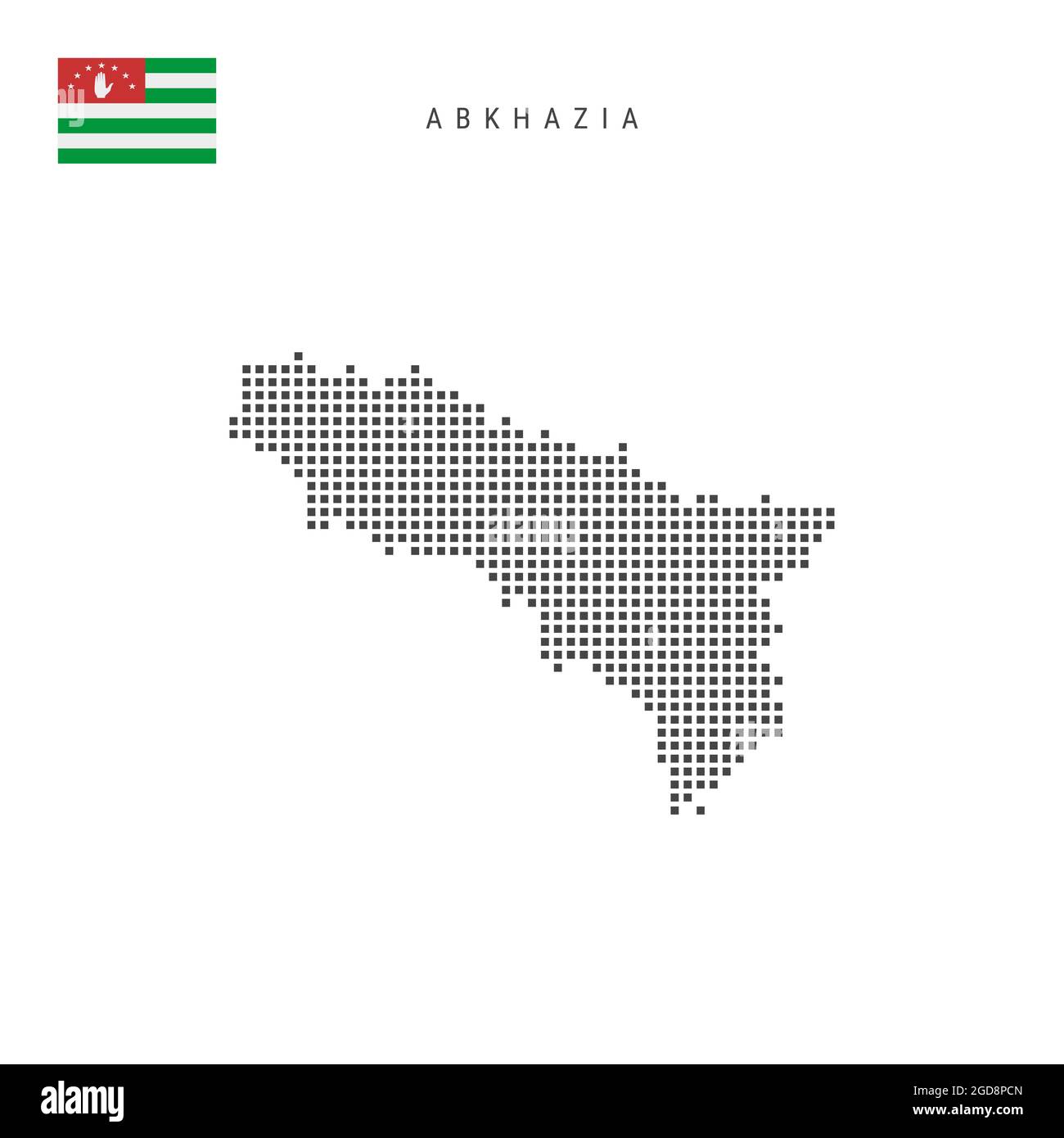 Carte de l'abkhazie Banque d'images détourées - Alamy