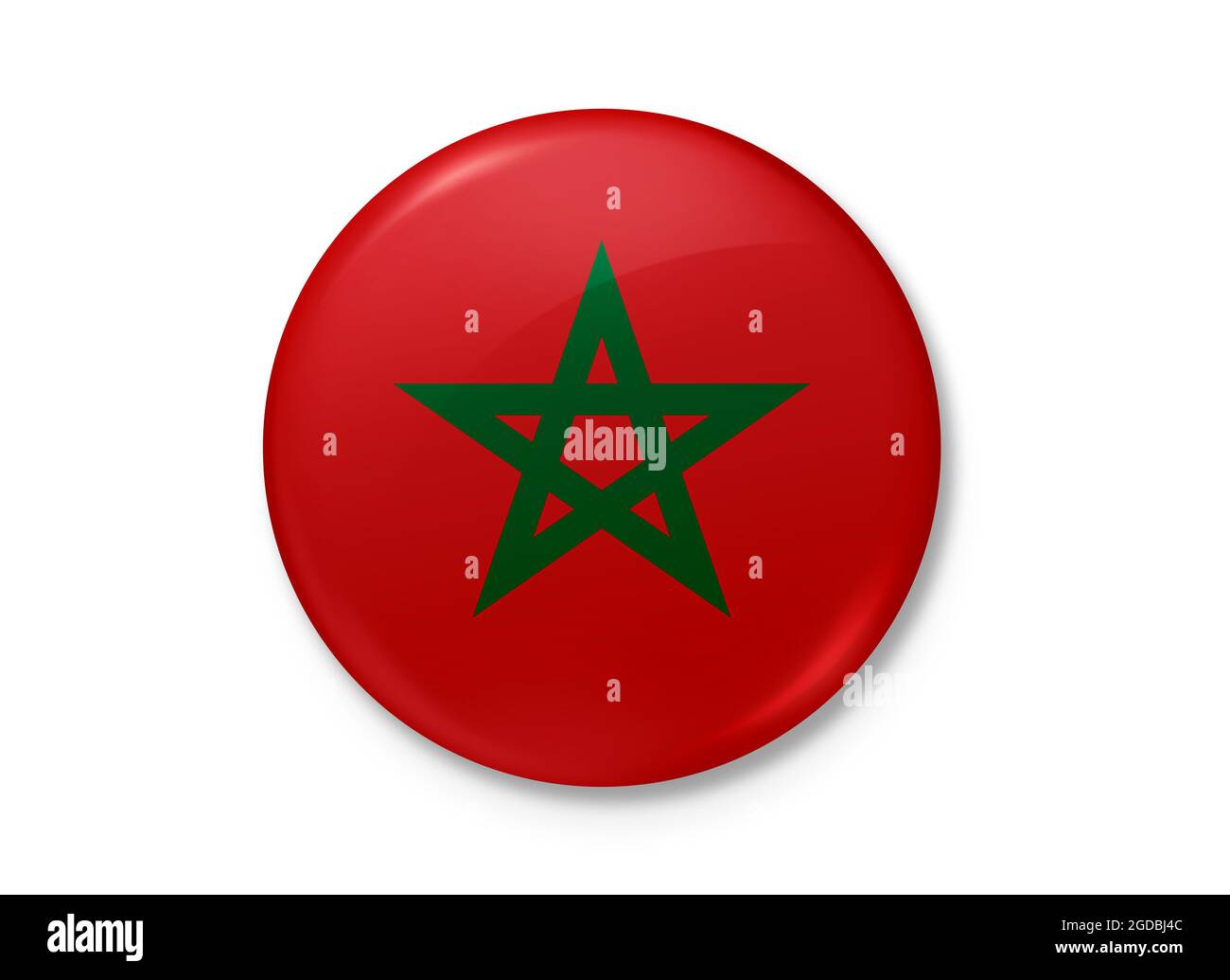 Drapeau du royaume du maroc Banque d'images détourées - Alamy