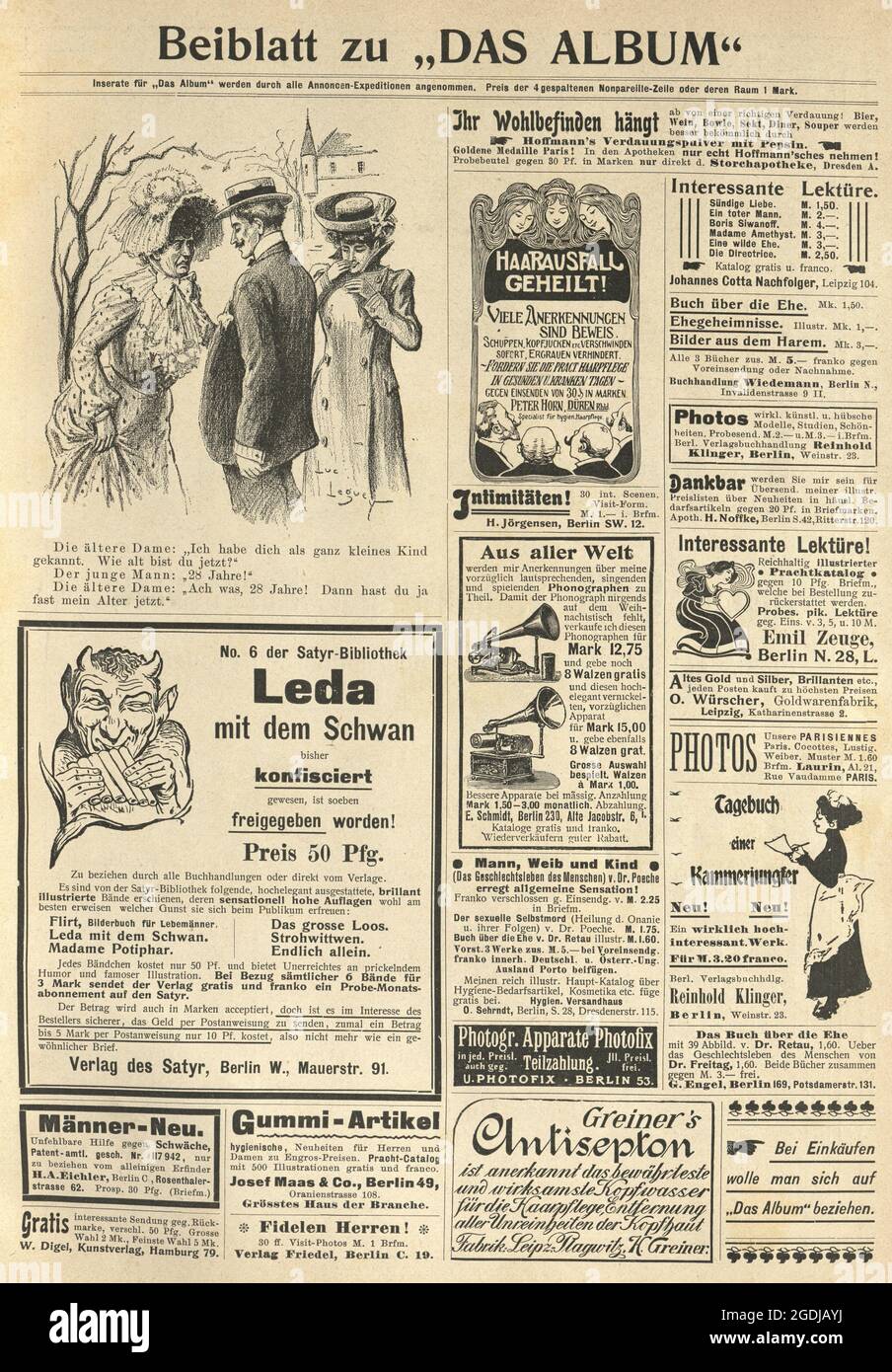 Vintage newspaper Banque de photographies et d’images à haute ...