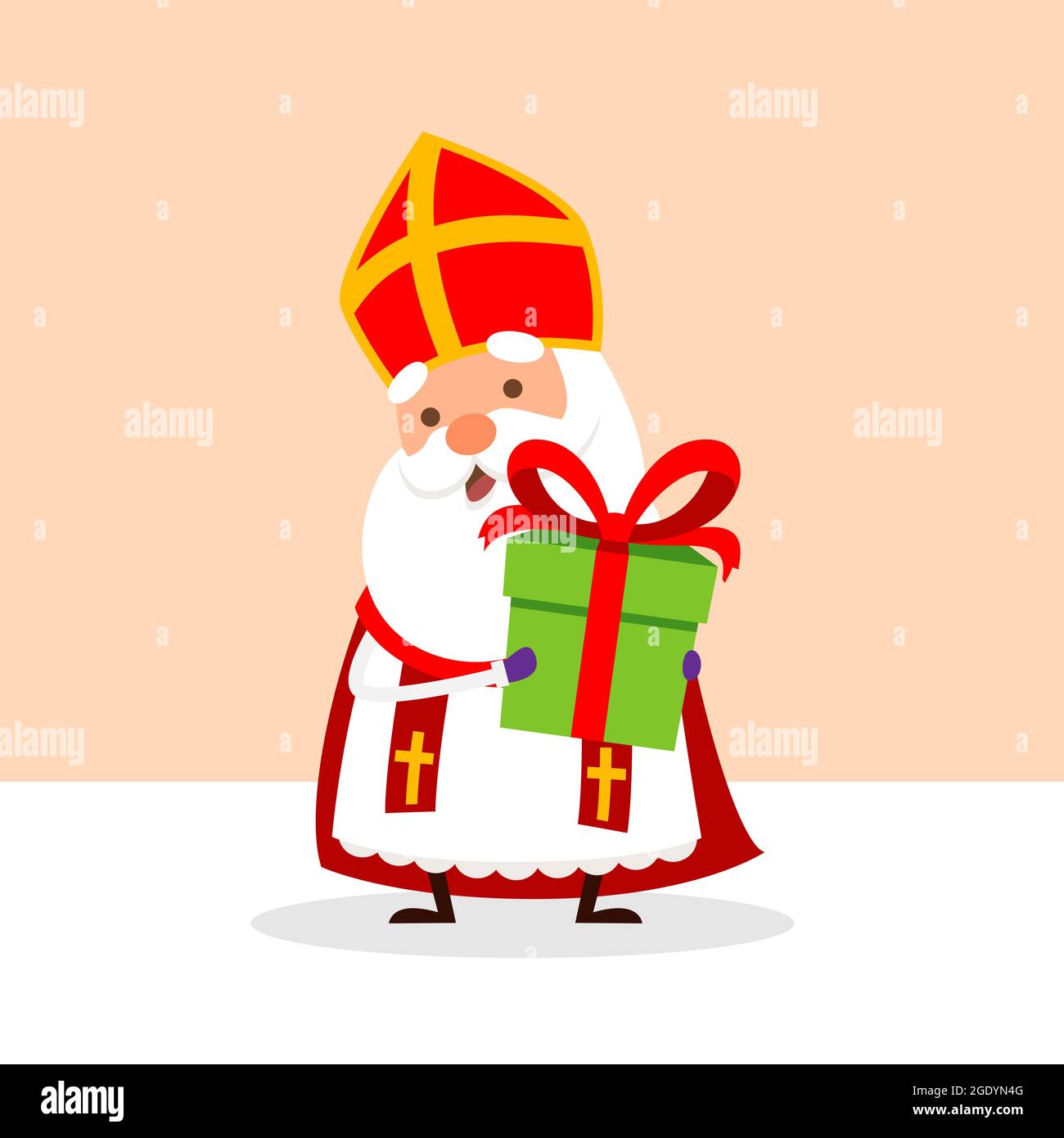 Symbole pour saint nicolas Banque d'images vectorielles - Alamy