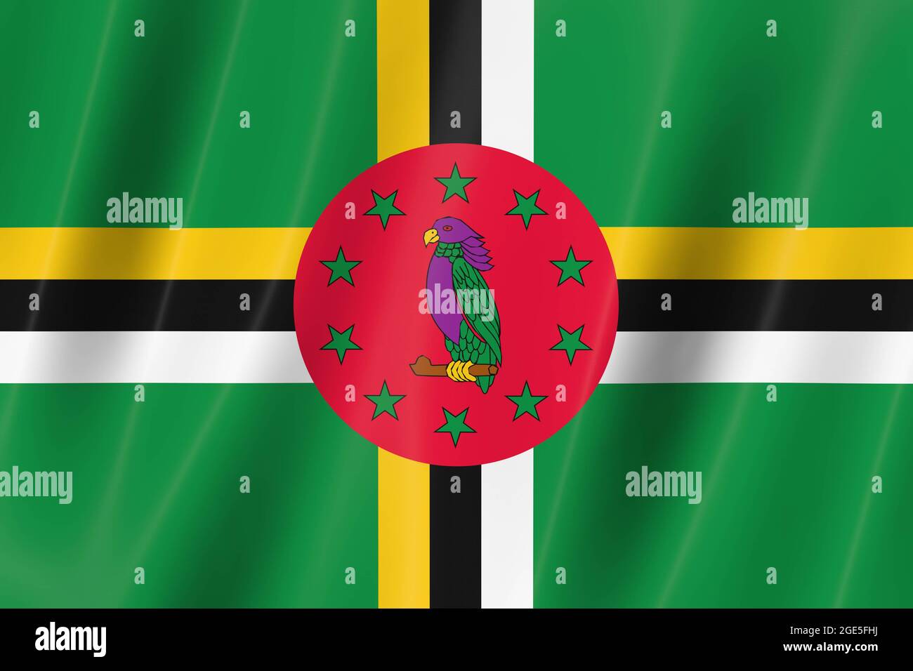 Drapeau dominique Banque de photographies et d’images à haute résolution - Alamy
