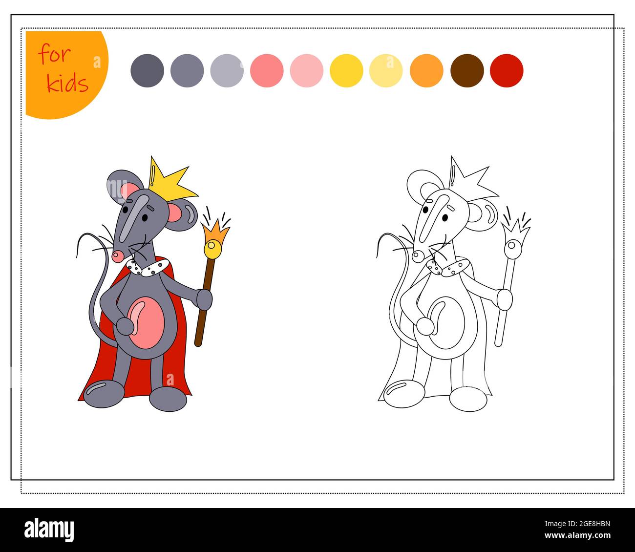 Le roi des rats Banque d'images vectorielles - Alamy