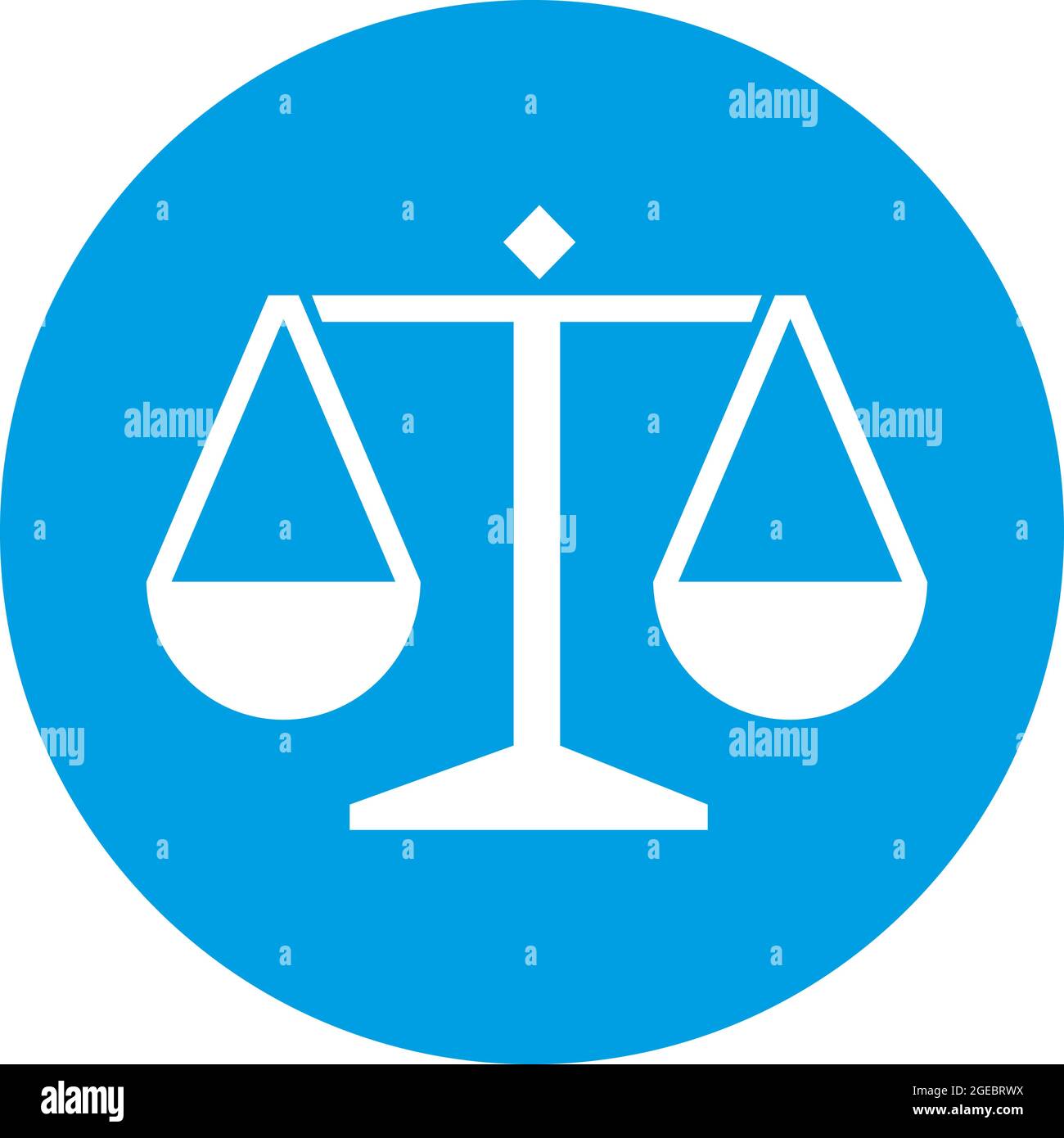 le symbole du logo de l'avocat pèse-personne Image Vectorielle Stock ...