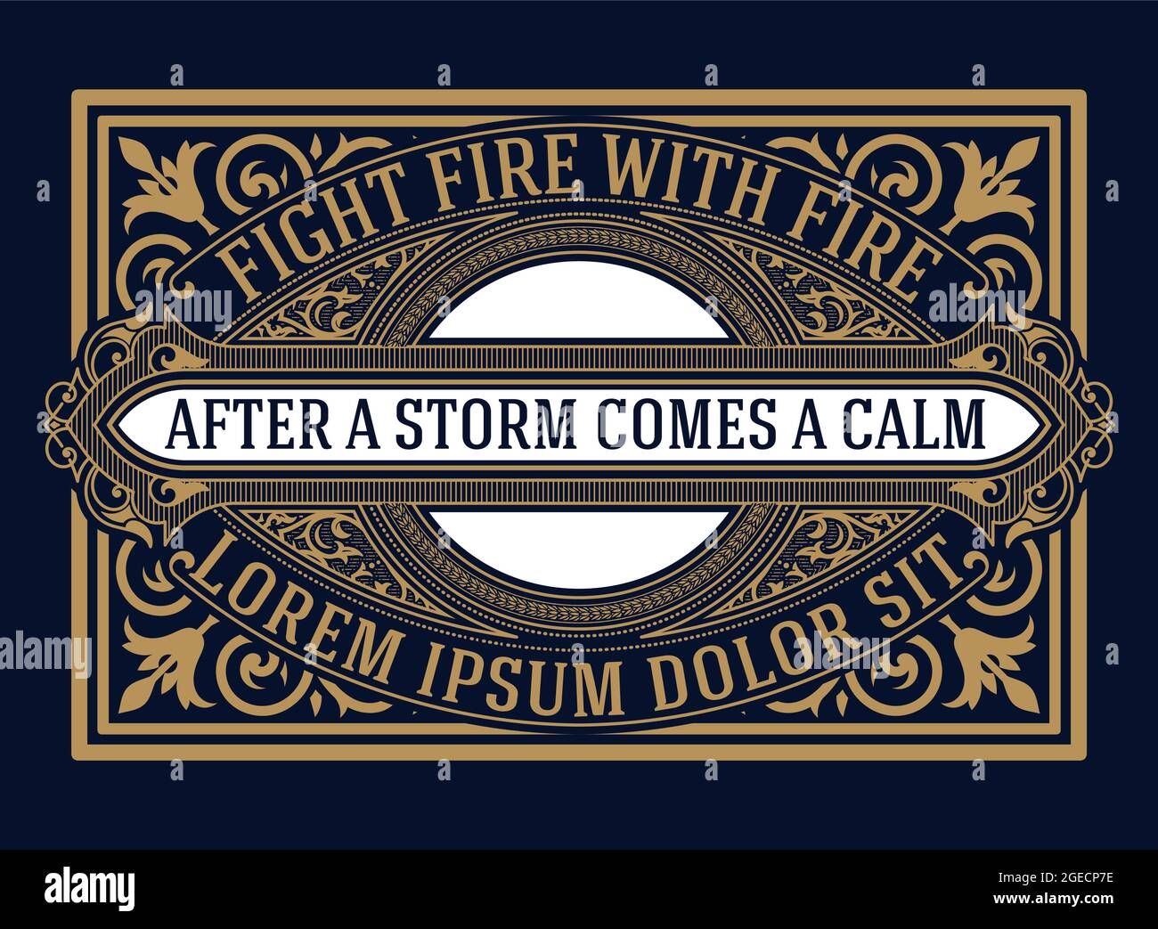 Carte Western de style vintage Image Vectorielle Stock - Alamy