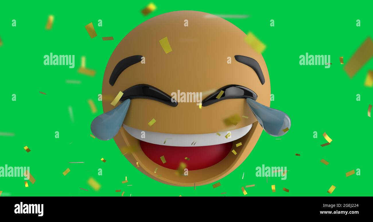 Crying laughing emoji Banque de photographies et d’images à haute ...