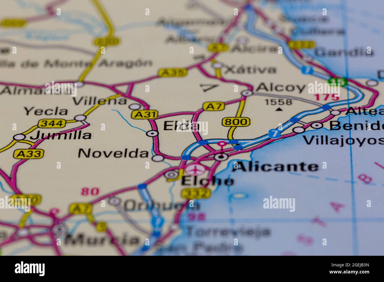 Carte d'elda espagne Banque de photographies et d’images à haute ...