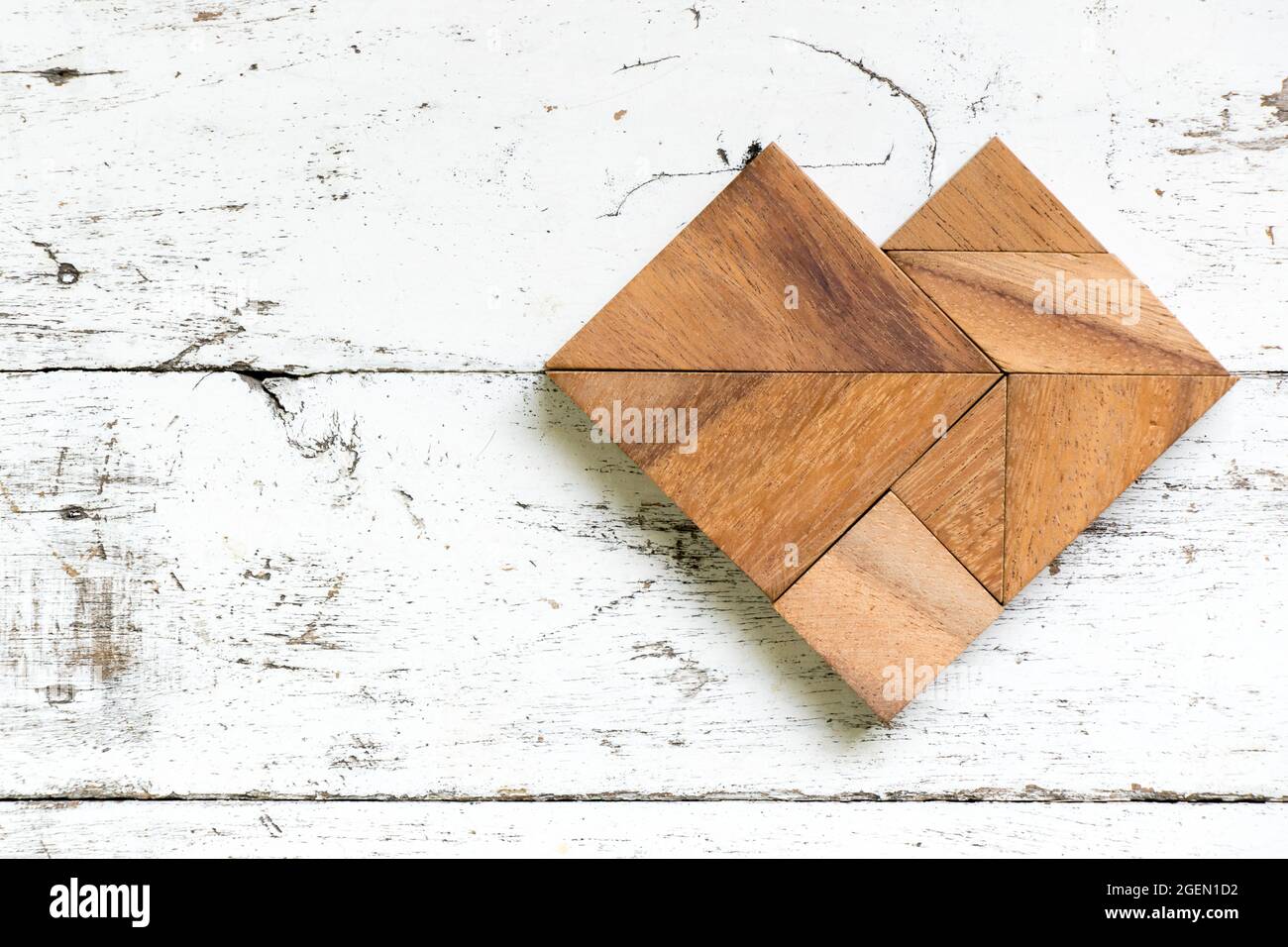 Tangram de coeur Banque de photographies et d’images à haute résolution ...