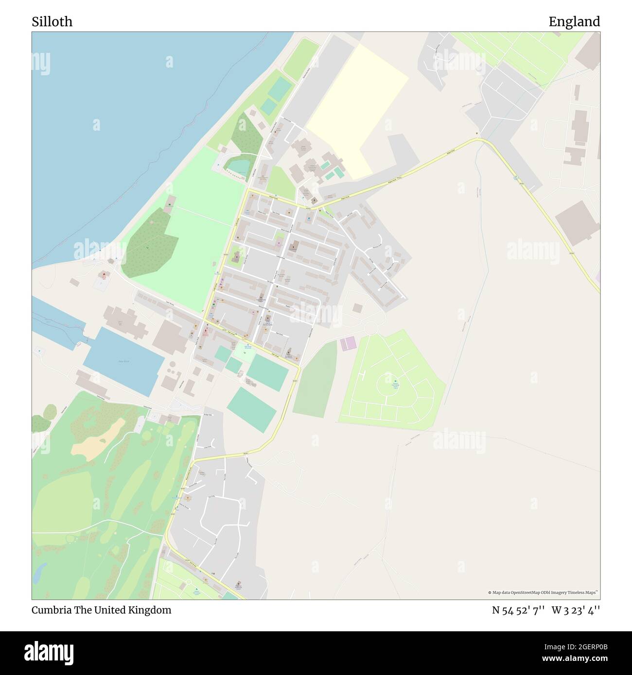 Silloth, Cumbria, Royaume-Uni, Angleterre, N 54 52' 7'', W 3 23' 4 ...