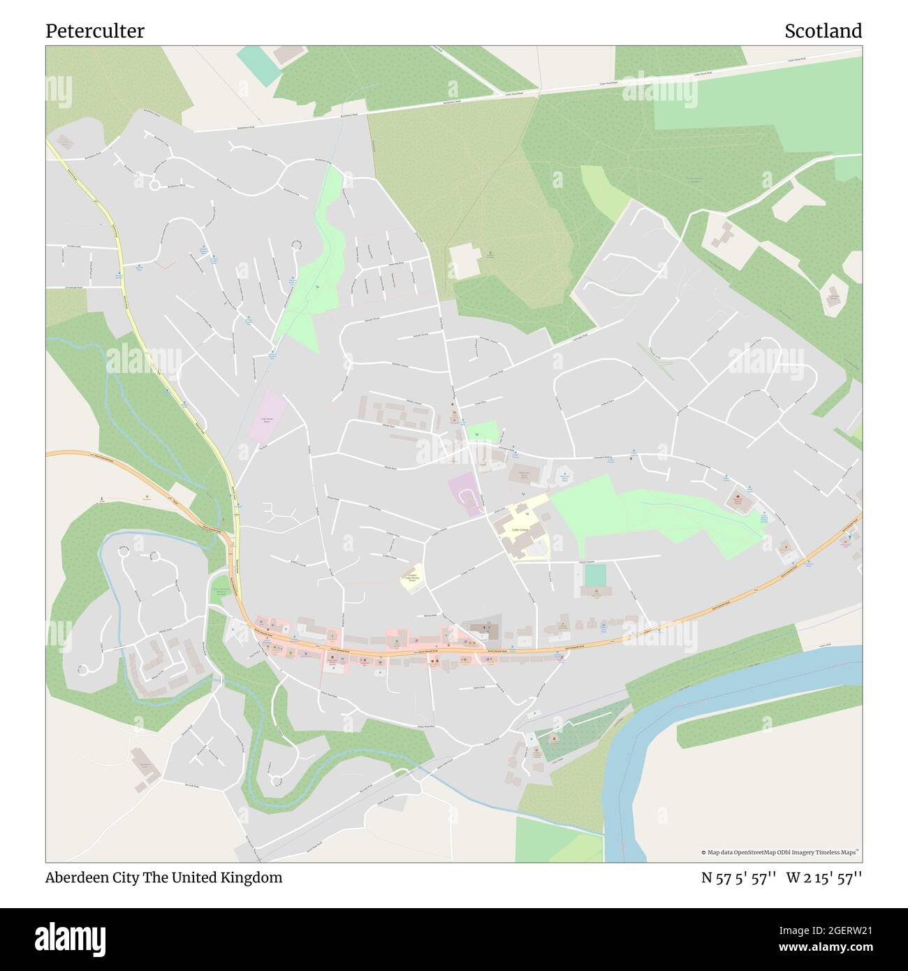 Peterculter, Aberdeen City, Royaume-Uni, Écosse, N 57 5' 57'', W 2 15 ...