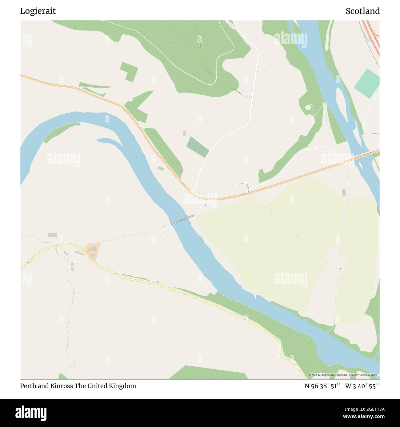 Logierait, Perth et Kinross, Royaume-Uni, Écosse, N 56 38' 51'', W 3 40 ...