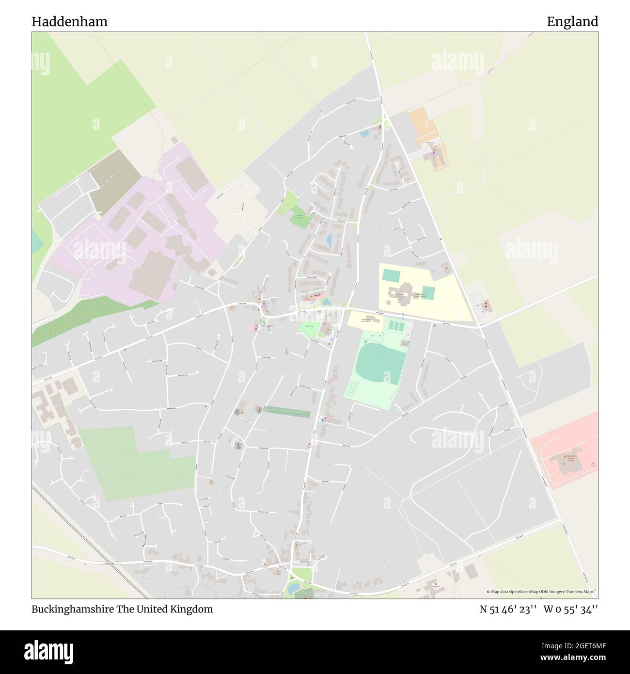 Carte de haddenham Banque de photographies et d’images à haute ...