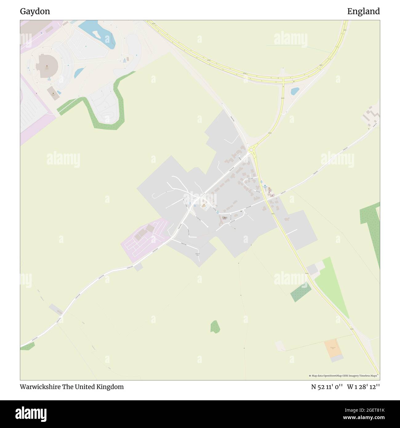 Gaydon, Warwickshire, Royaume-Uni, Angleterre, N 52 11' 0'', W 1 28' 12 ...