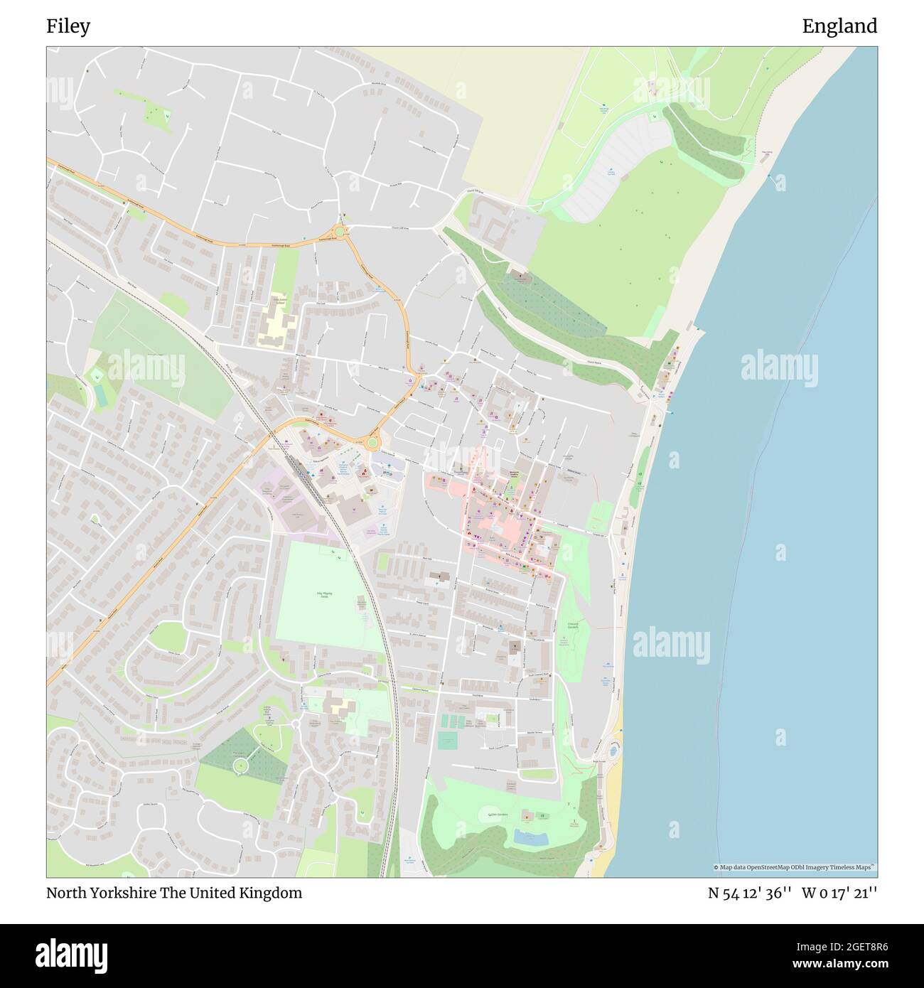 Carte de filey Banque d'images détourées - Alamy