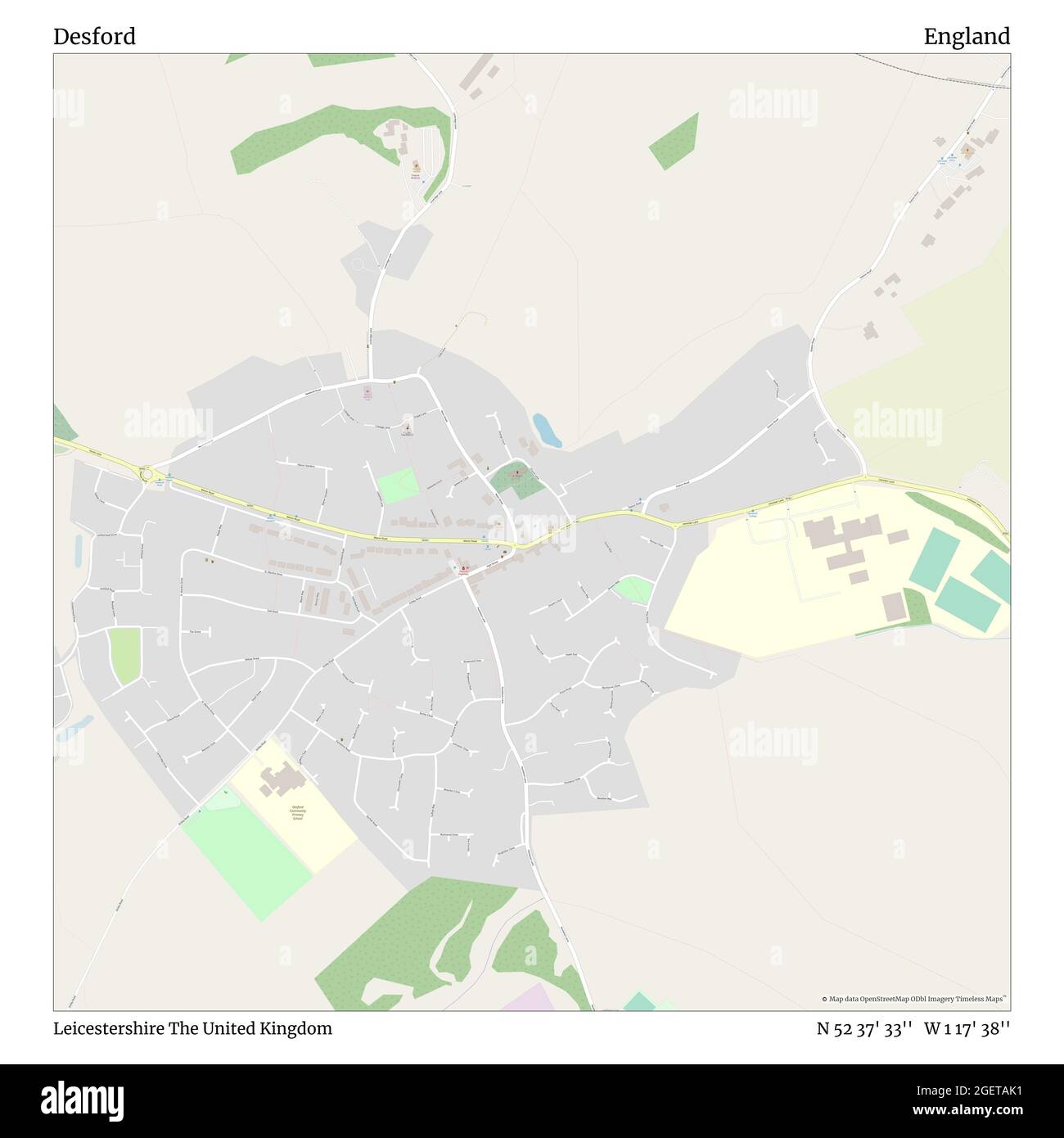 Desford, Leicestershire, Royaume-Uni, Angleterre, N 52 37' 33'', W 1 17 ...