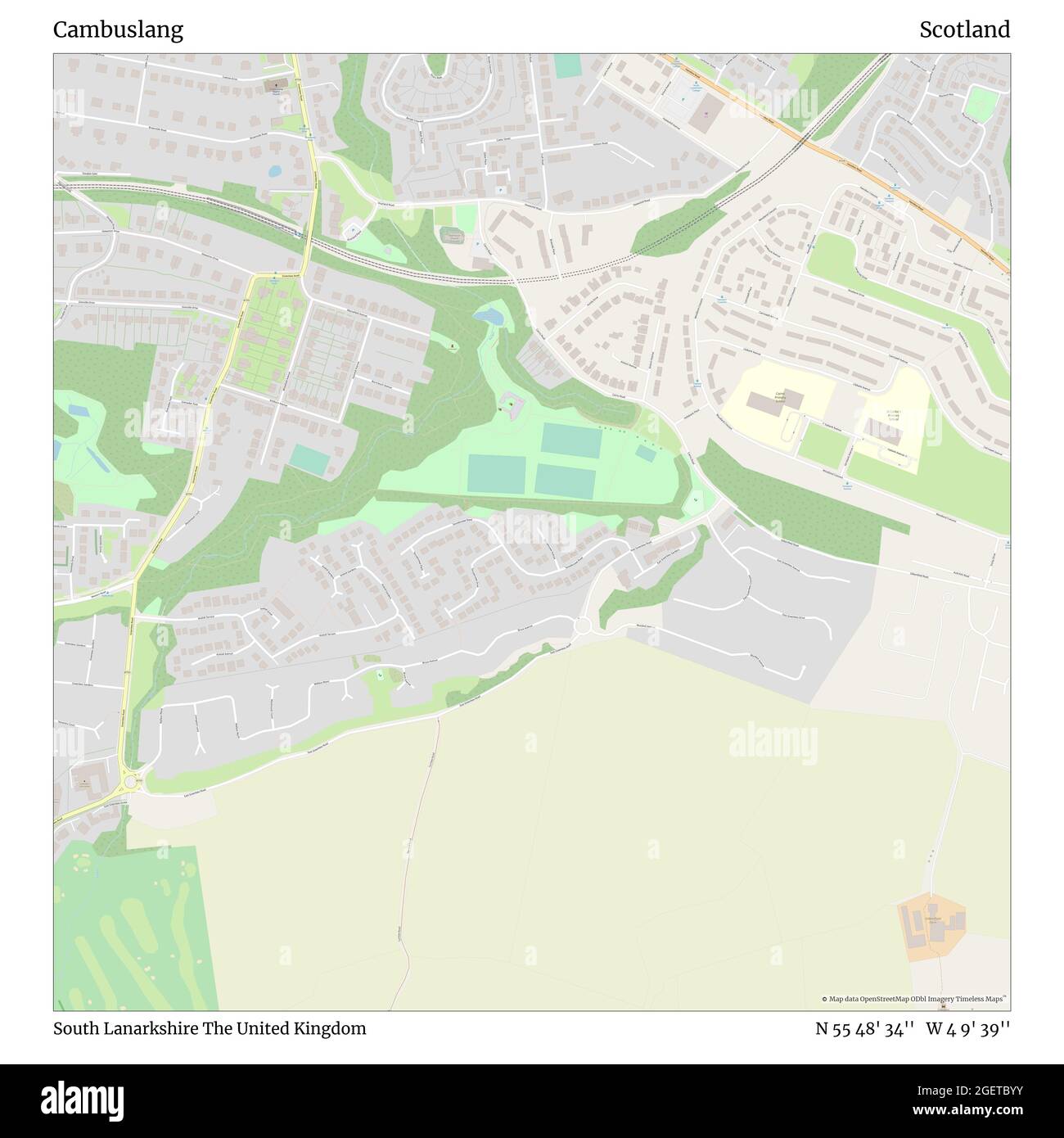 Cambuslang, South Lanarkshire, Royaume-Uni, Écosse, N 55 48' 34'', W 4 ...