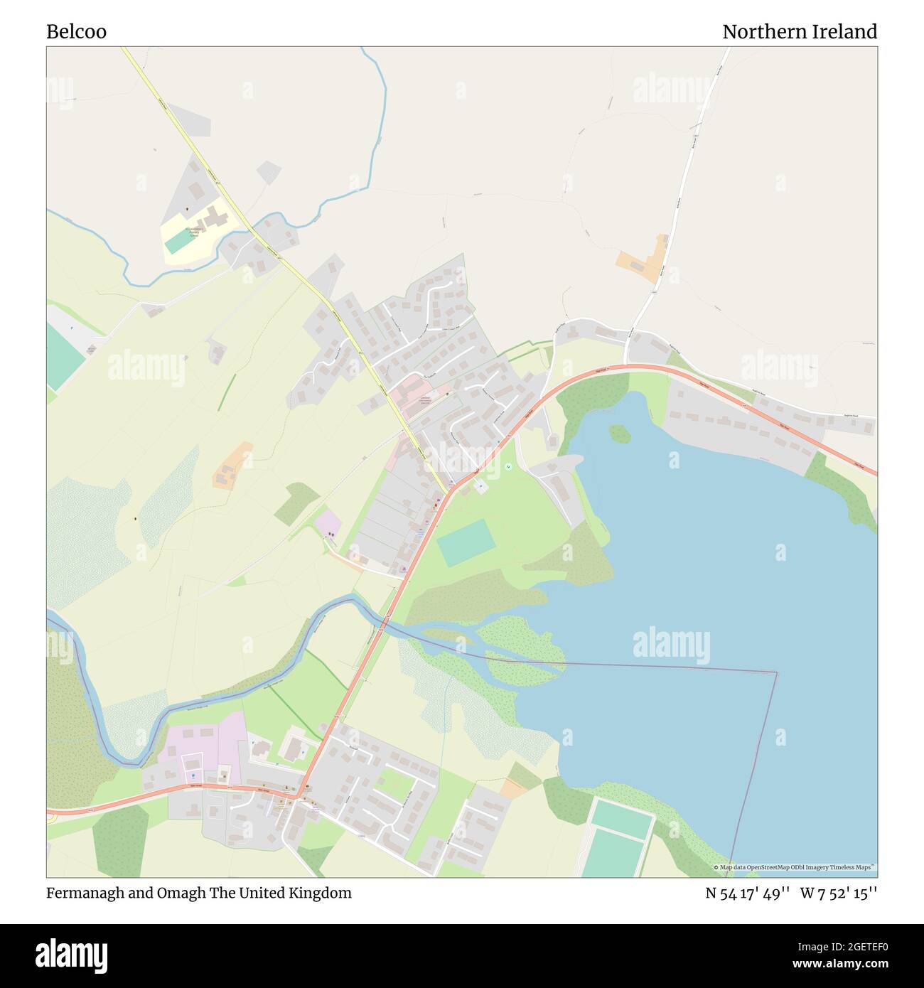 Carte de omagh Banque de photographies et d’images à haute résolution ...