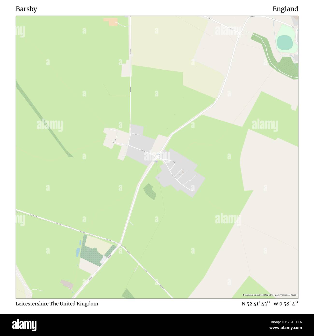 Barsby, Leicestershire, Royaume-Uni, Angleterre, N 52 41' 43'', W 0 58 ...