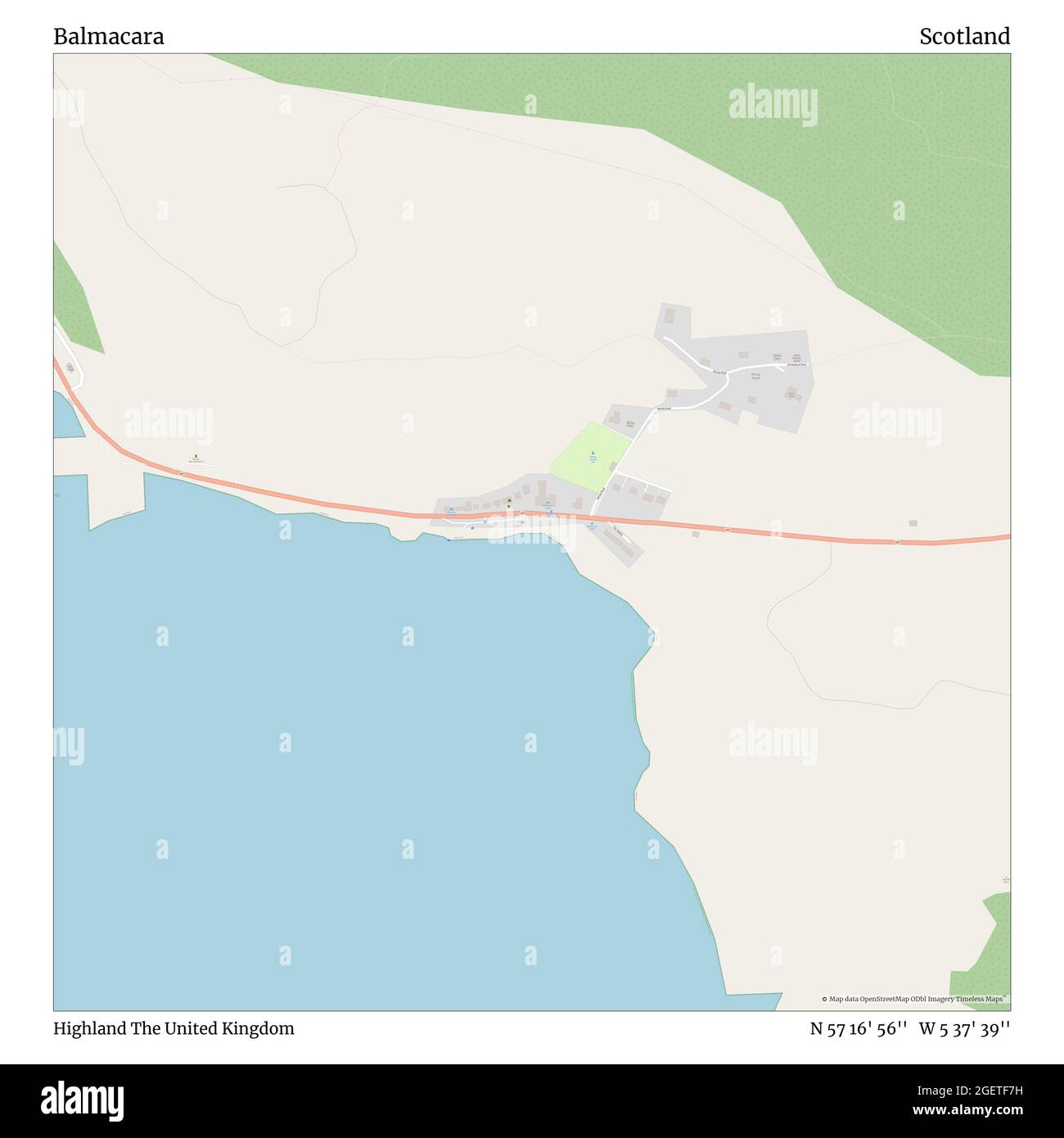 Balmacara, Highland, Royaume-Uni, Écosse, N 57 16' 56'', W 5 37' 39 ...