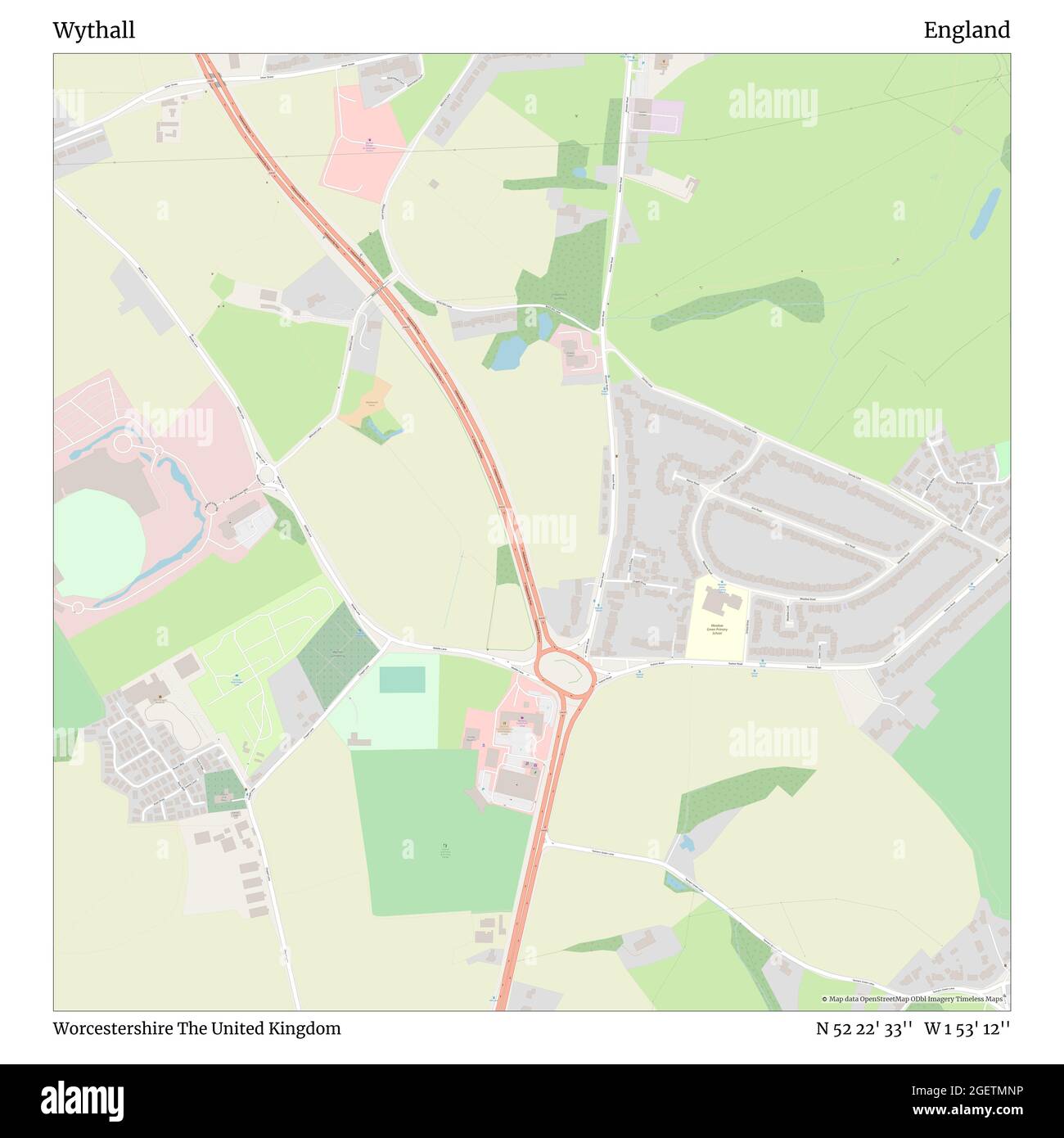 Wythall, Worcestershire, Royaume-Uni, Angleterre, N 52 22' 33'', W 1 53 ...