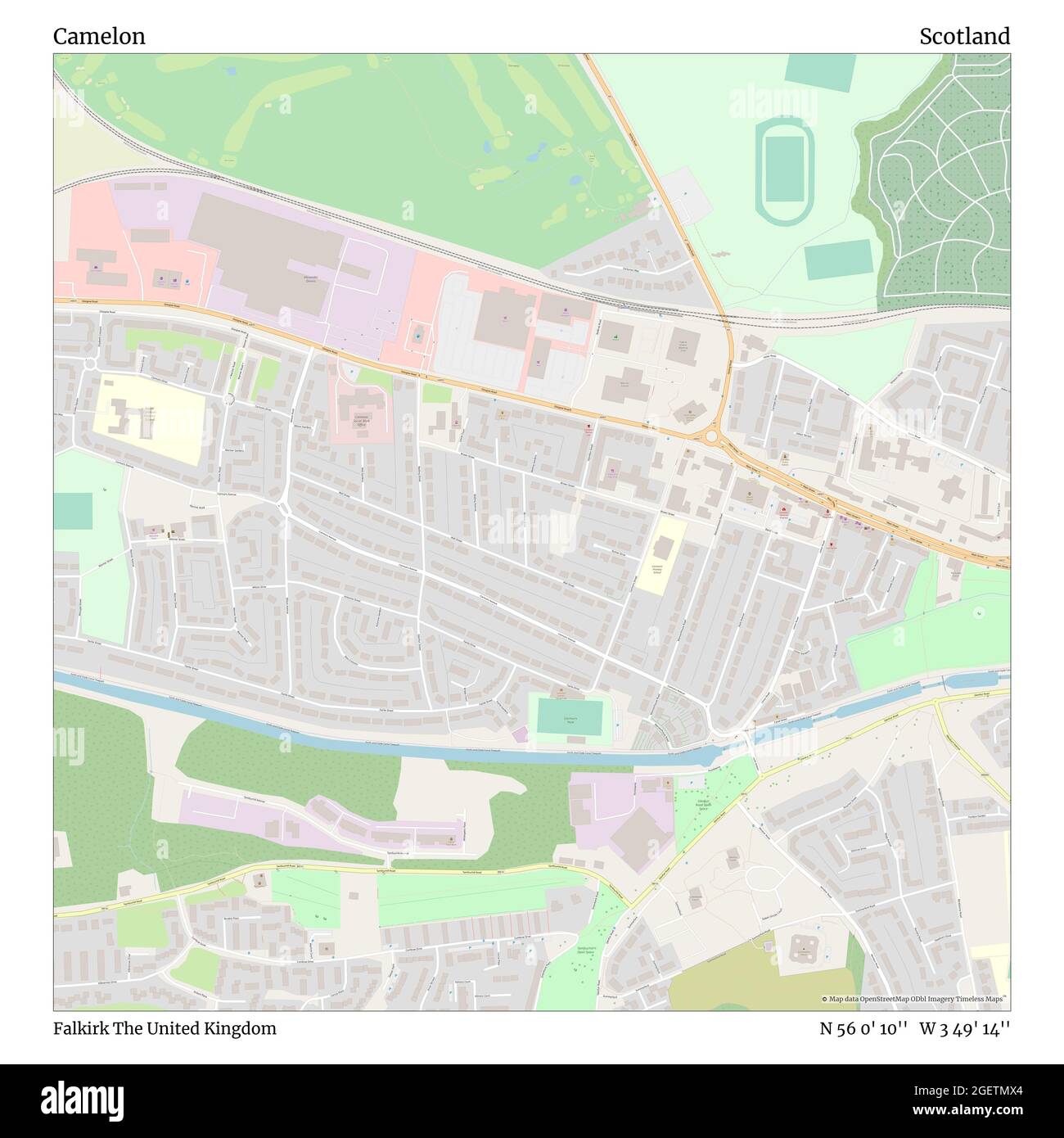 Mappa di falkirk Banque de photographies et d’images à haute résolution ...