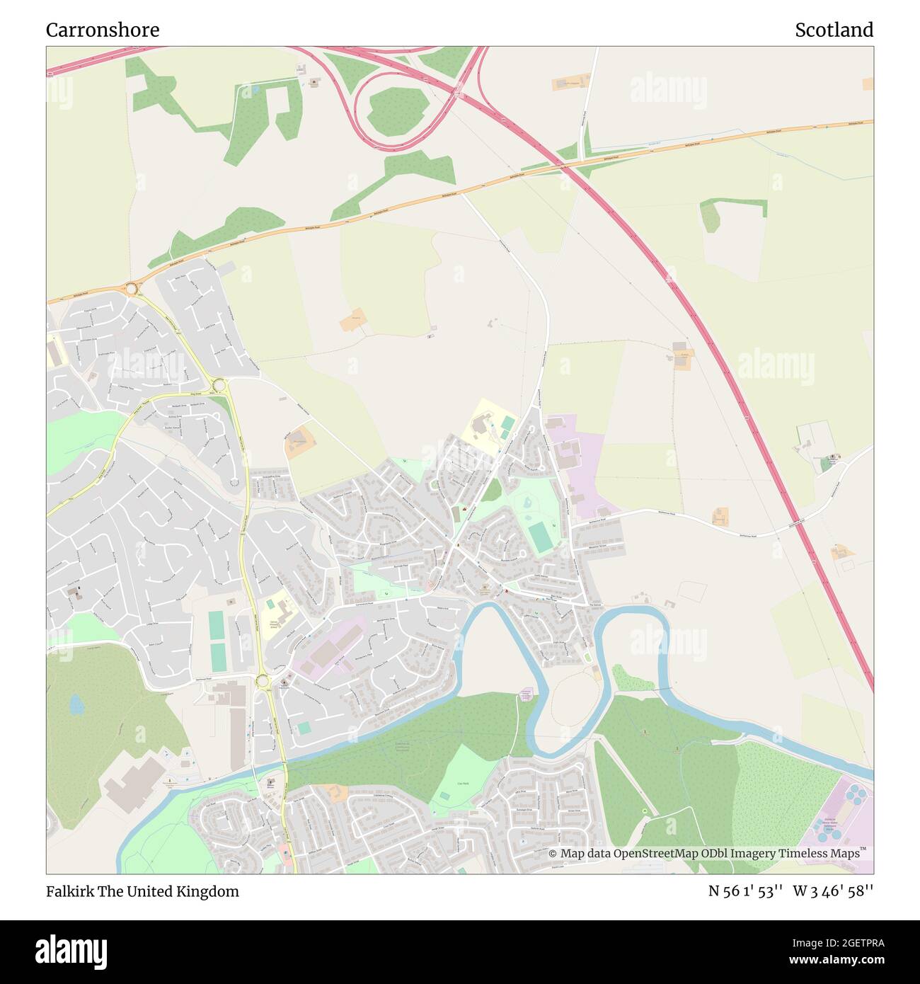 Mappa di falkirk Banque de photographies et d’images à haute résolution ...