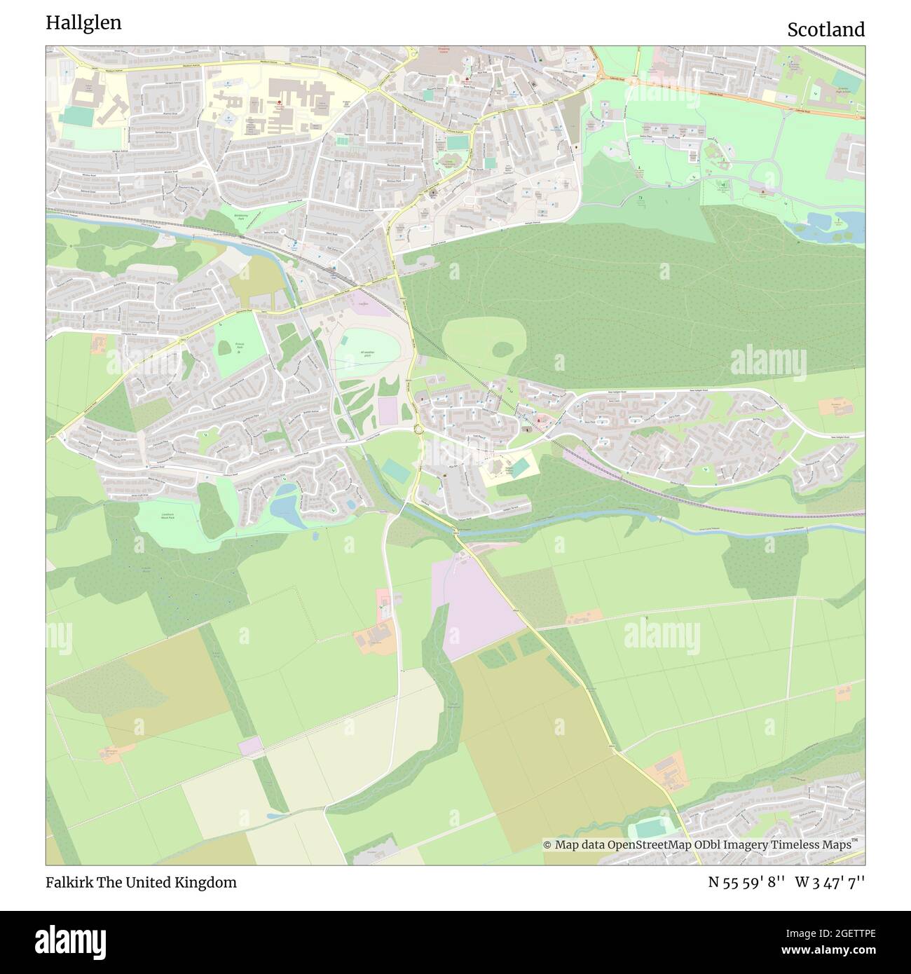 Mappa di falkirk Banque de photographies et d’images à haute résolution ...