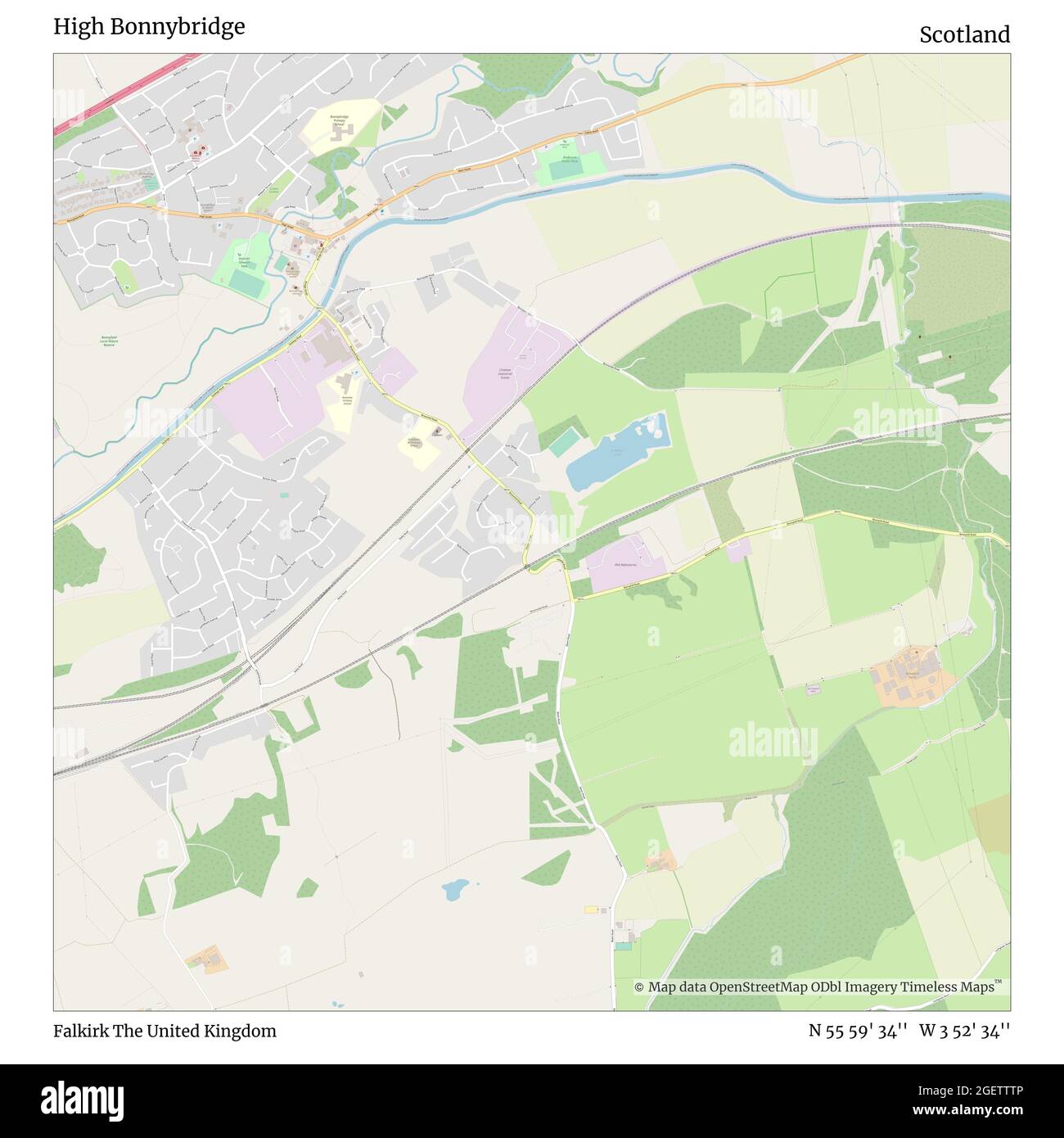 Mappa di falkirk Banque de photographies et d’images à haute résolution ...