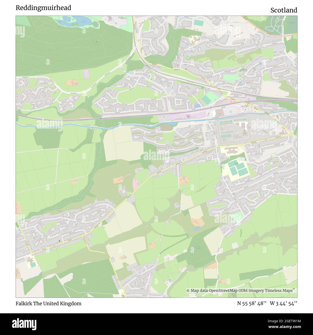 Mappa di falkirk Banque de photographies et d’images à haute résolution ...