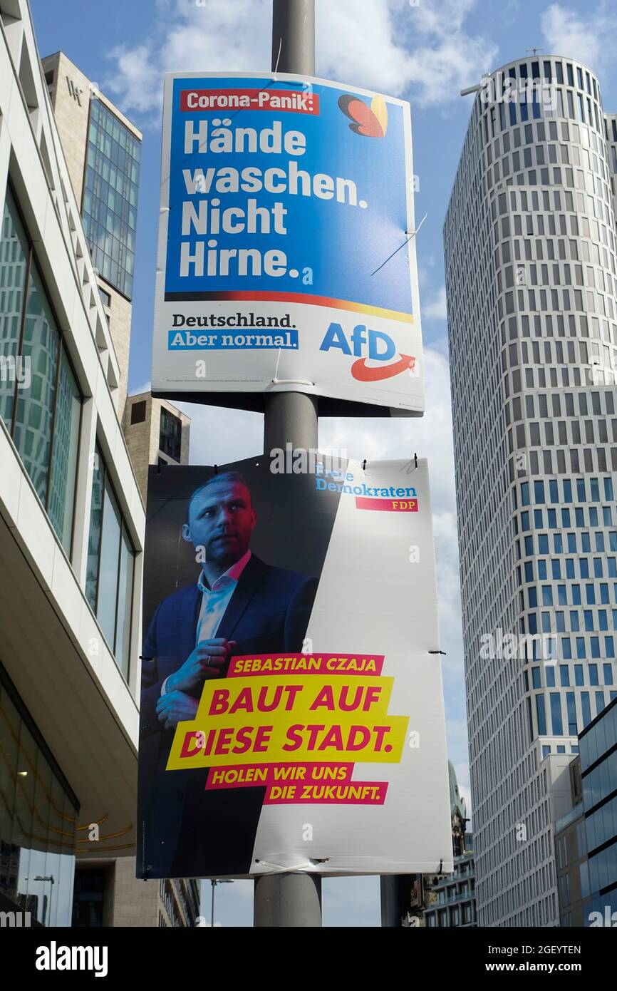 Election poster alternative germany afd Banque de photographies et d ...