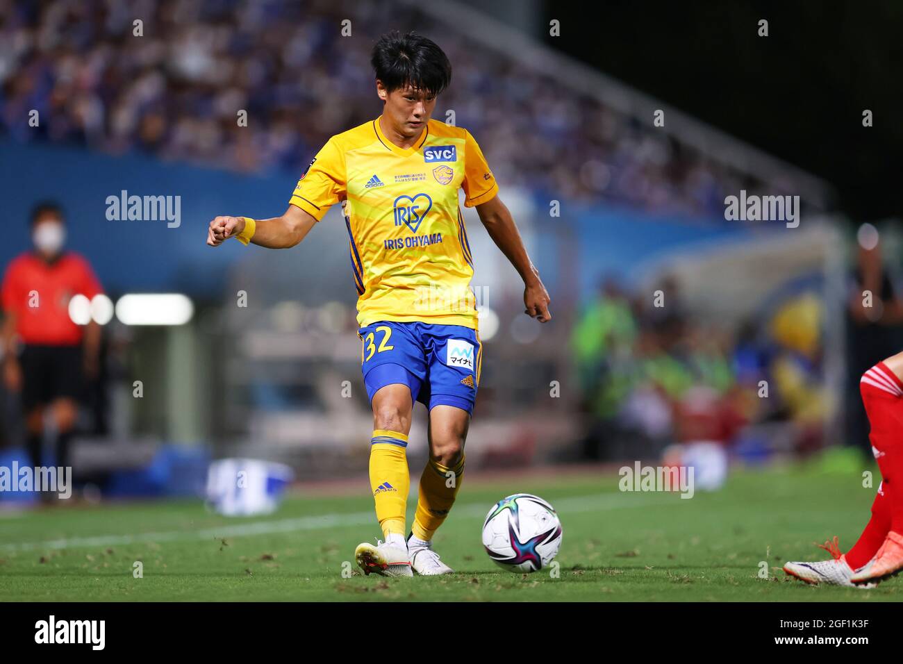 Stade de football NHK Spring Mitsuzawa, Kanagawa, Japon. 21 août 2021. Ryoma Kida (Vegalta), 21 ...