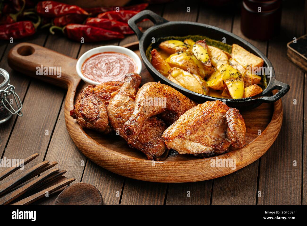 Pommes de terre rustique Banque de photographies et d’images à haute ...