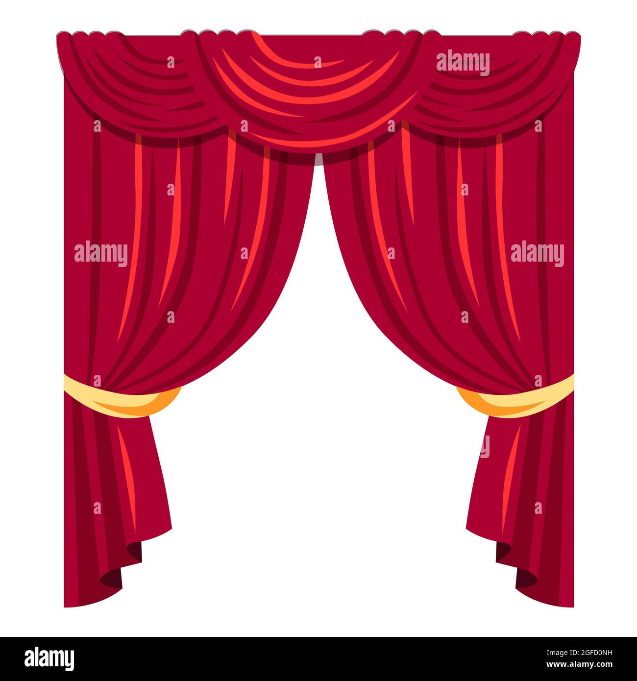 Traitement velours rouge Banque d'images vectorielles - Alamy