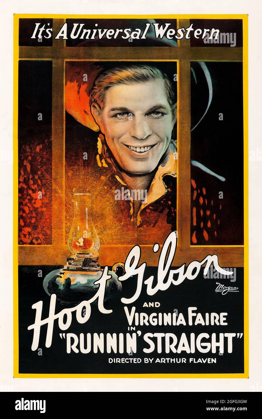 Hoot gibson affiche du film Banque de photographies et d’images à haute ...