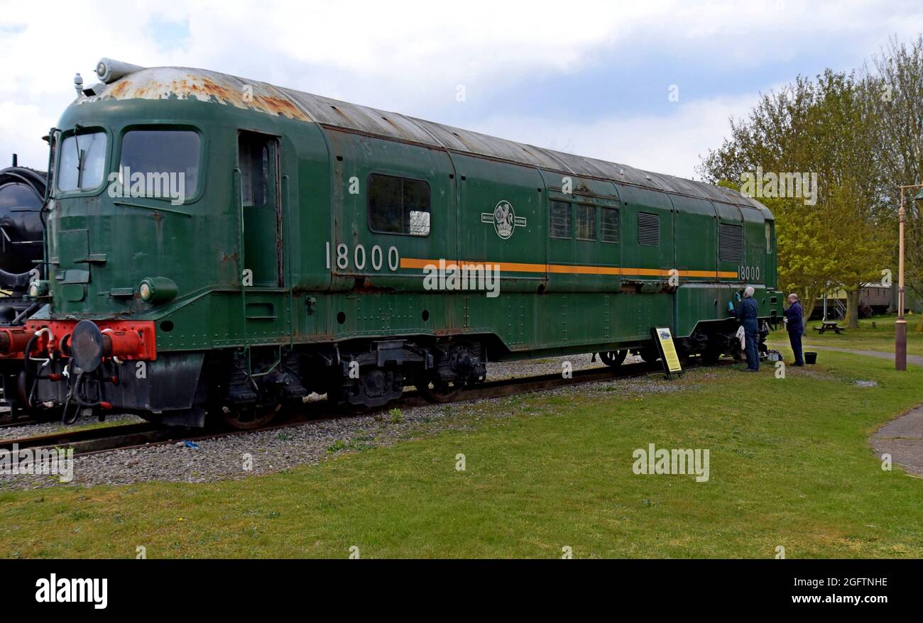 British Rail 18000, un prototype de locomotive à turbine à gaz ...