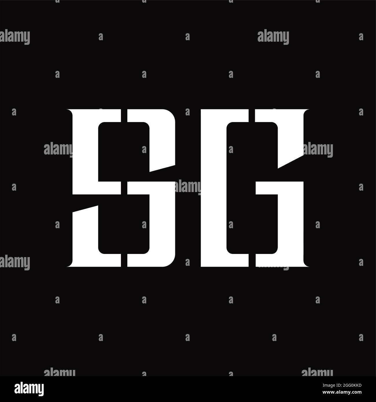 Logo de lettre sg Banque d'images vectorielles - Page 3 - Alamy