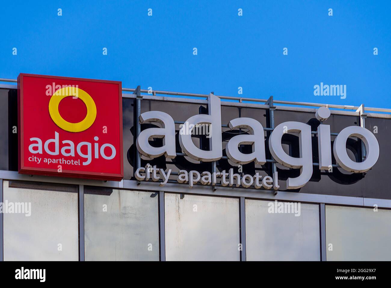 Adagio logo Banque de photographies et d’images à haute résolution - Alamy