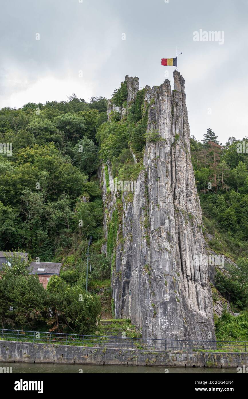 Dinant, Wallonie, Belgique - le 8 août 2021 : gros plan du célèbre ...