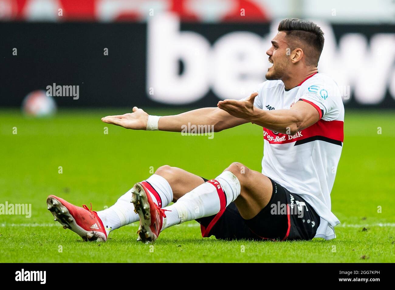 Stuttgart, Allemagne. 28 août 2021. Football: Bundesliga, VfB Stuttgart ...