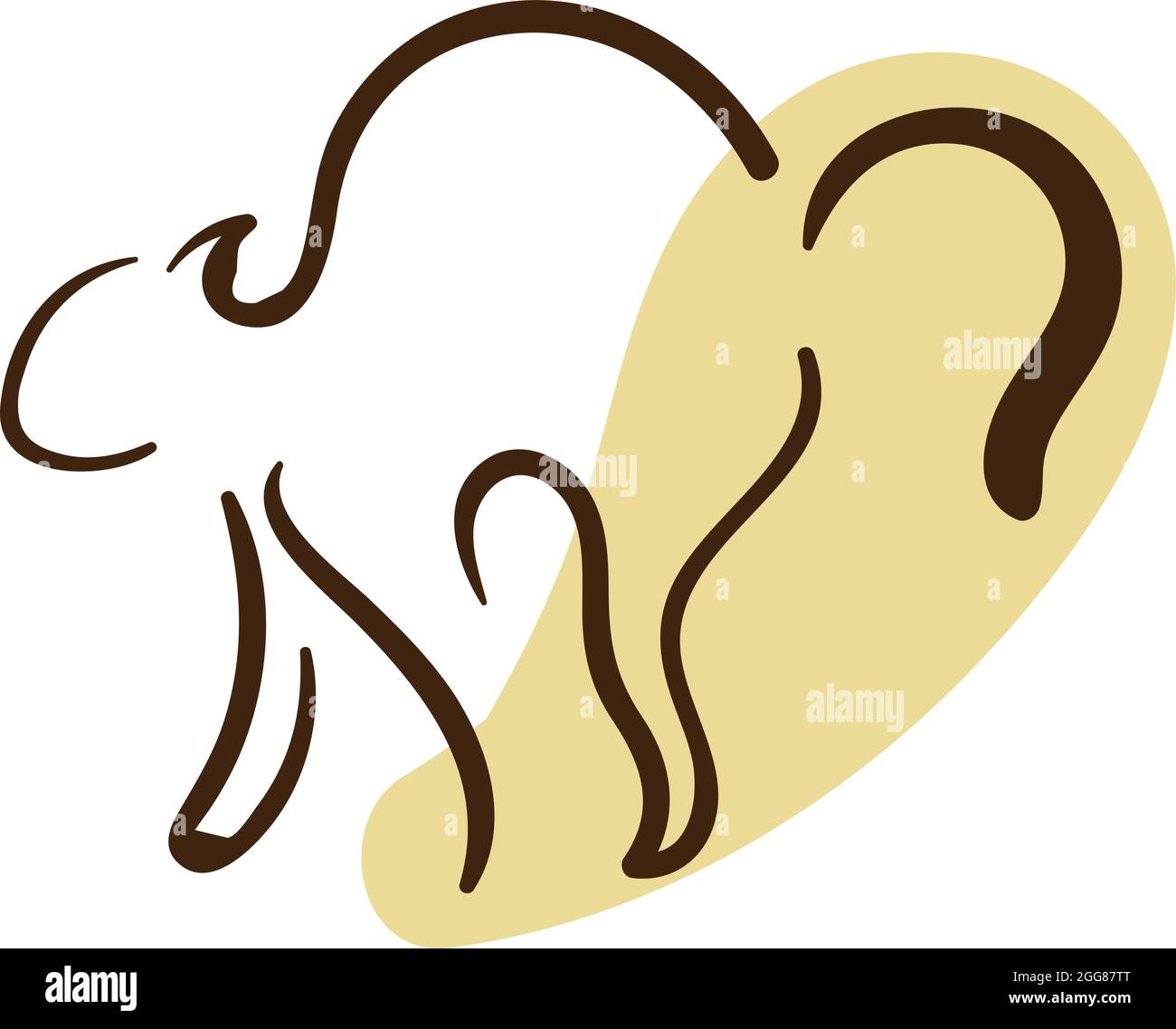 Position du chat mignon Banque d'images vectorielles - Alamy