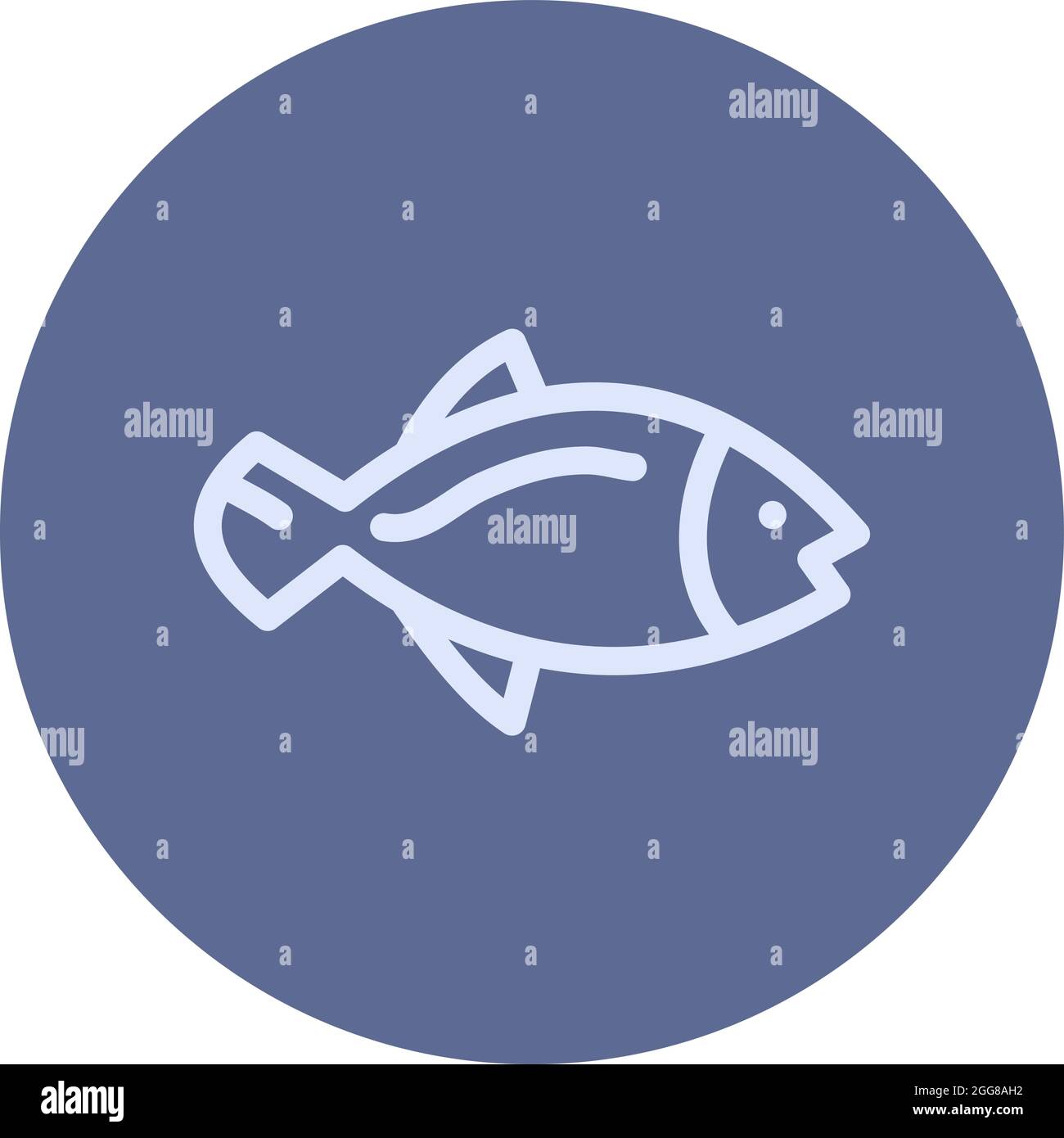 Poisson Omble Chevalier Banque d'images vectorielles - Alamy