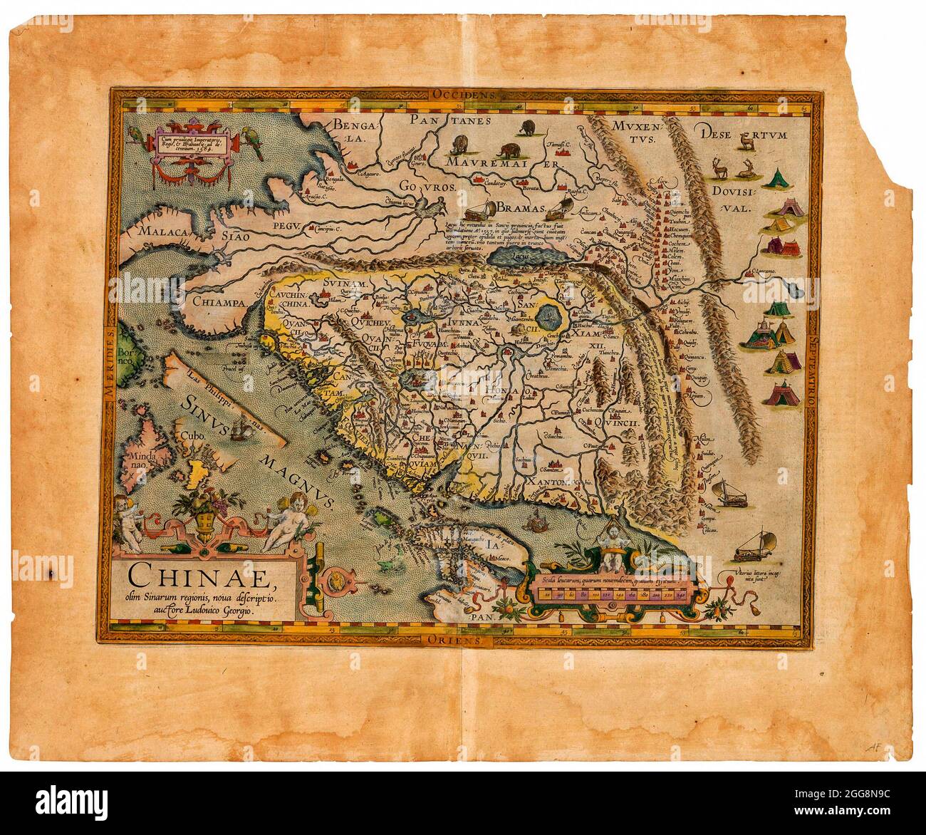 Historical map of europe Banque d'images détourées - Alamy