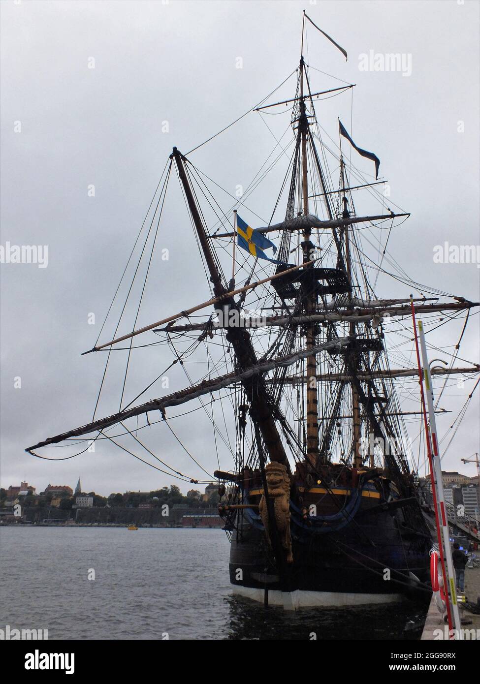 Le Gotheborg, réplique grandeur nature d'une frégate en bois du XVIIIe ...
