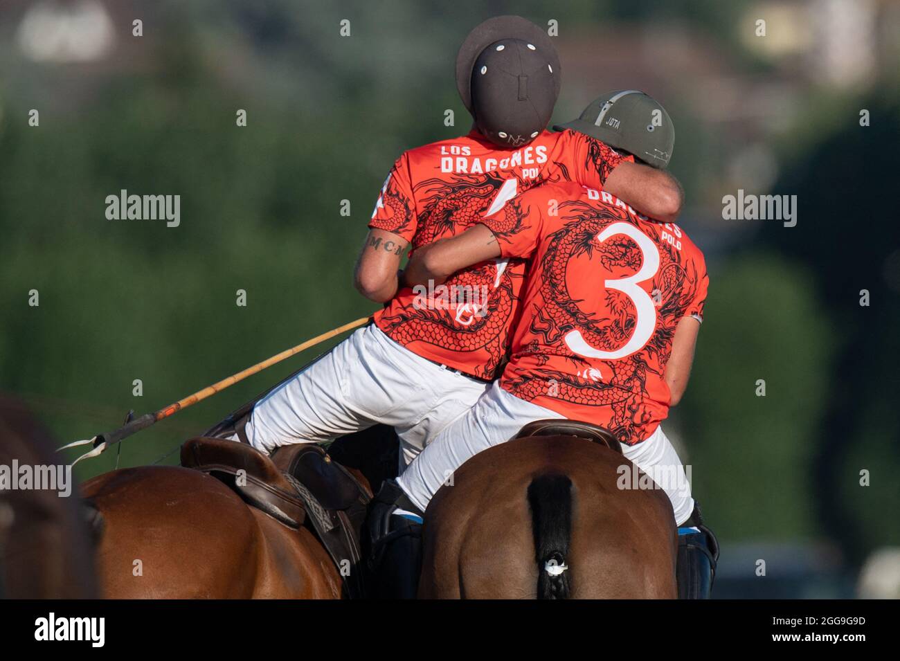 Nicolas Corti Maderna et Jota Chavanne, finale de la coupe d'Or de Polo ...