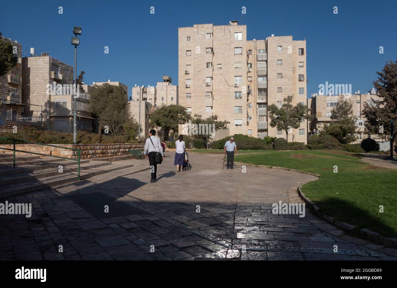 Vue de Neve Yaakov aussi Neveh ya'aqov une colonie israélienne et un ...