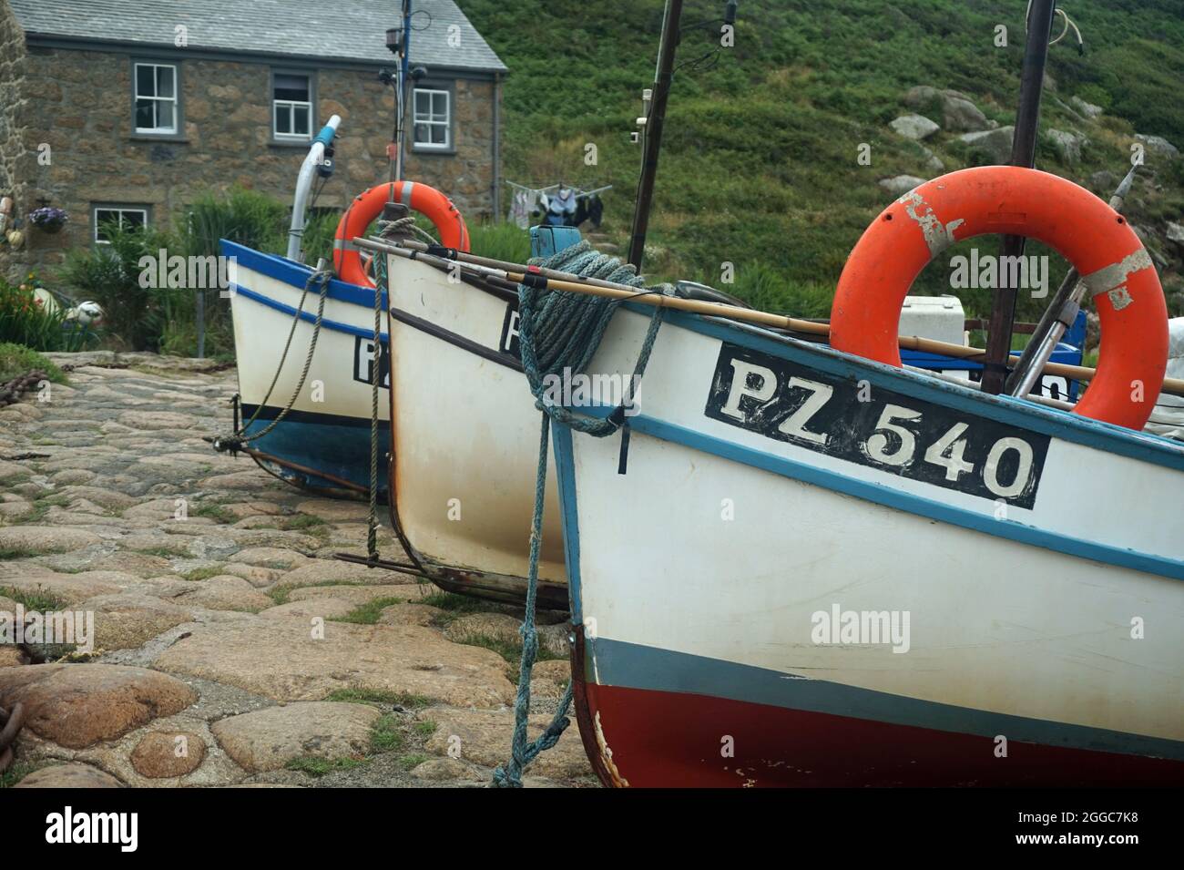 Penberth cove cornwall poldark village Banque de photographies et d ...