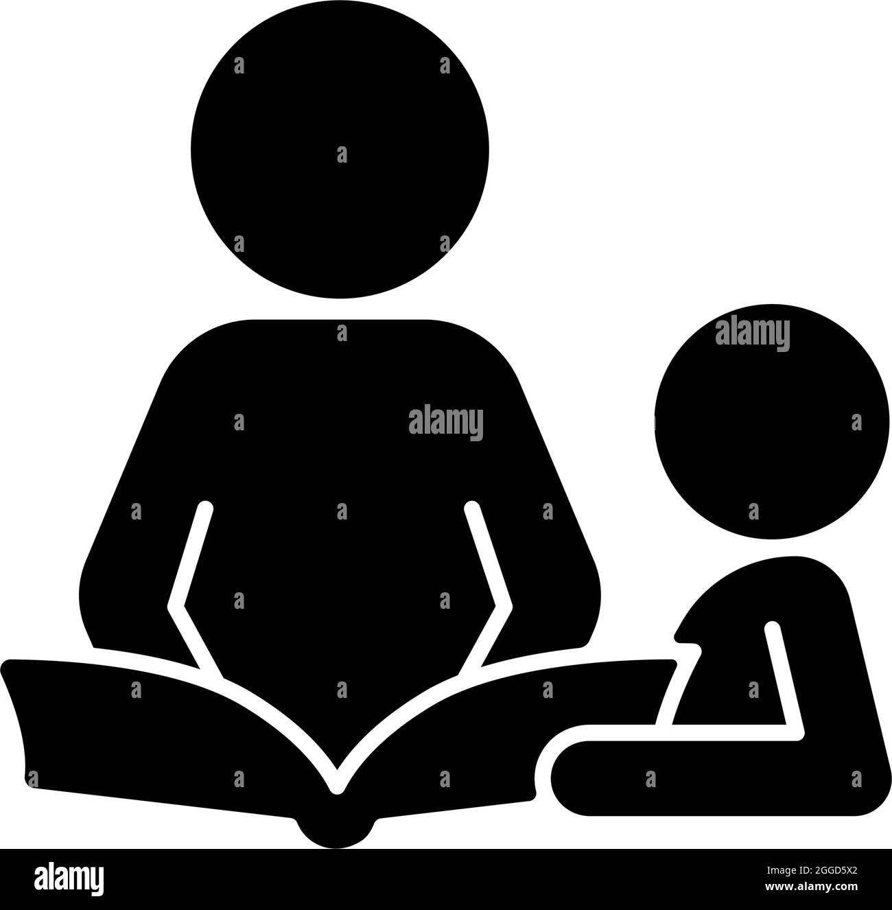 Pictogramme enfant histoire Banque d'images détourées - Alamy