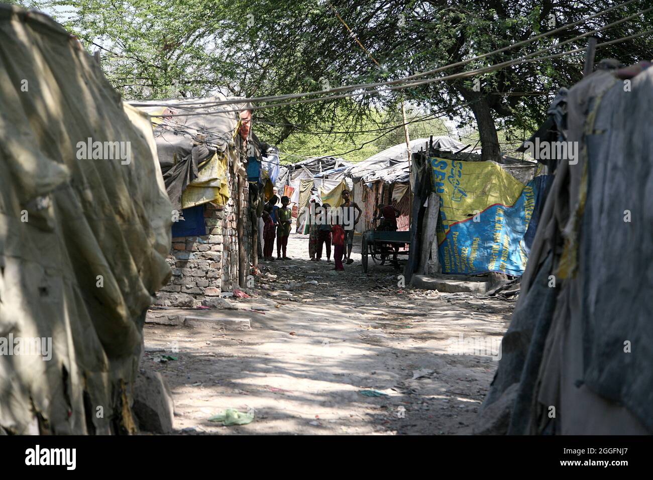 Bidonville indien Banque de photographies et d’images à haute ...