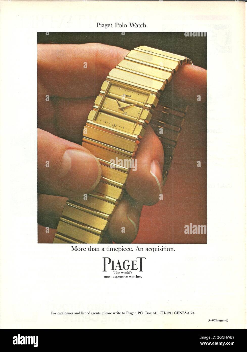 Piaget ad 1970s Banque de photographies et d’images à haute résolution ...