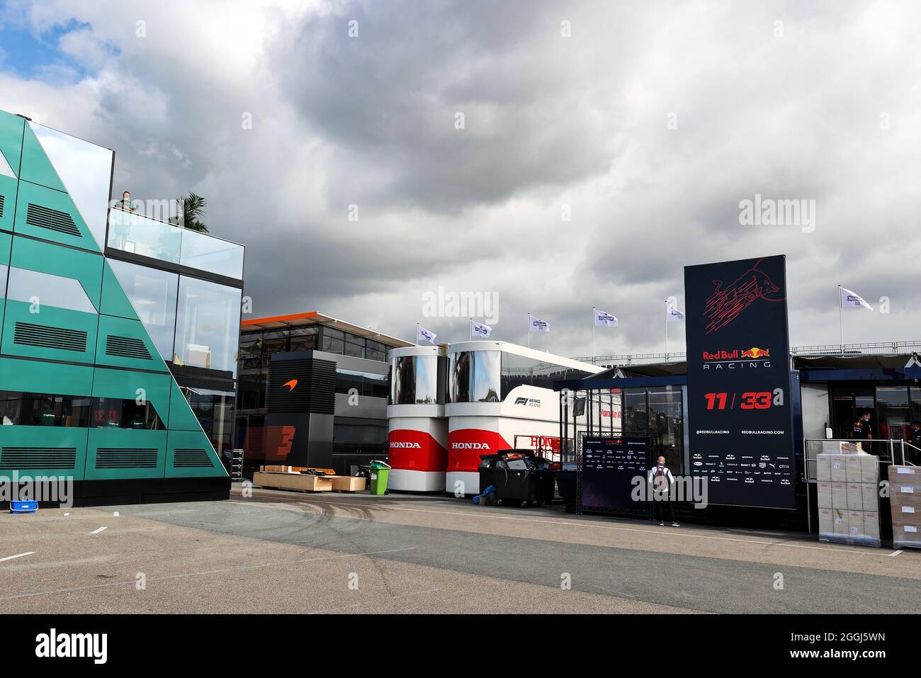 Zandvoort, pays-Bas. 1er septembre 2021. Circuit atmosphère - Red Bull ...
