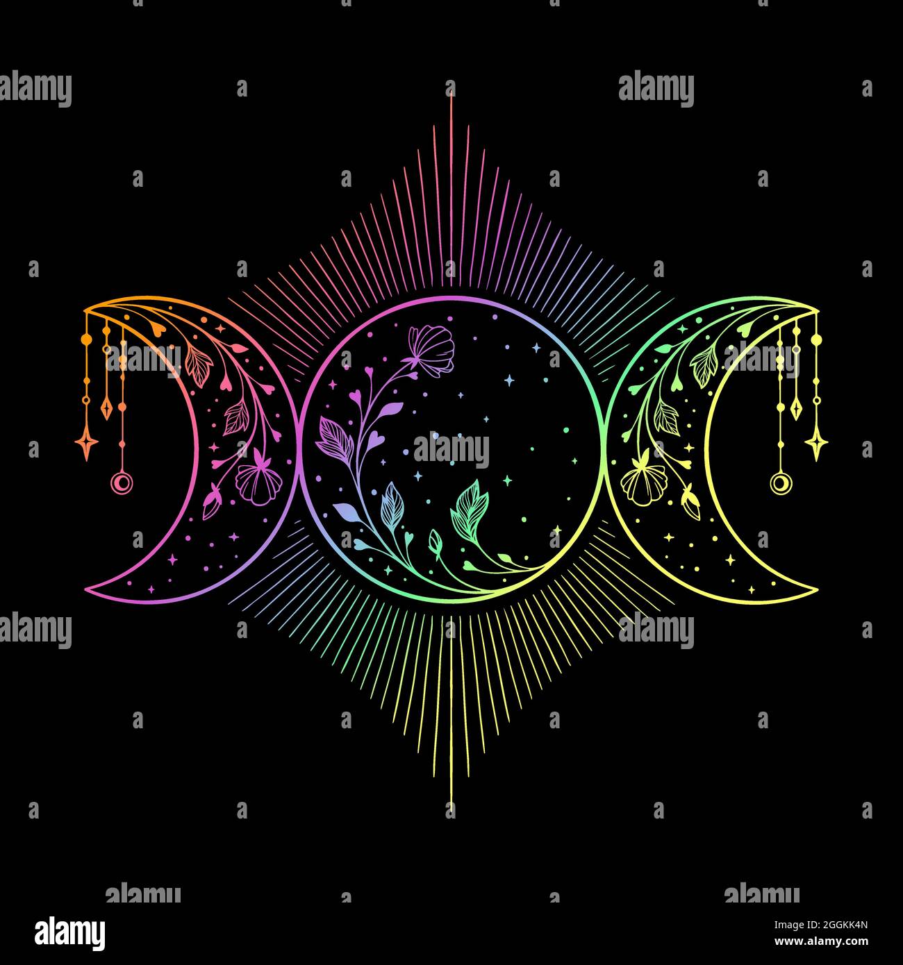 Symbole celtique astral Banque d'images vectorielles - Alamy